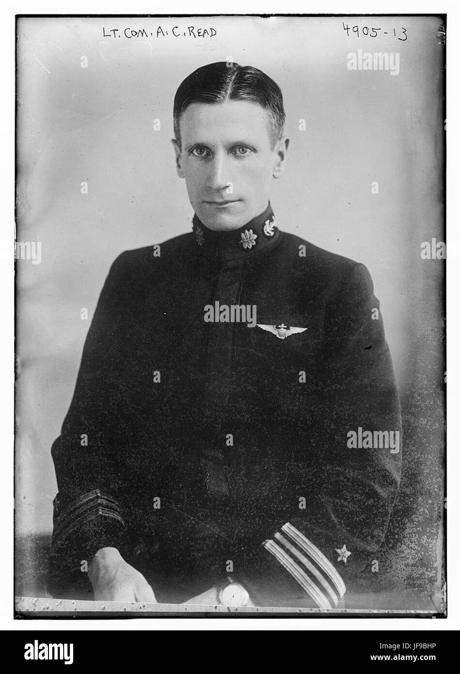 A portrait of Lieutenant Commander AC Read, a notable military figure ...