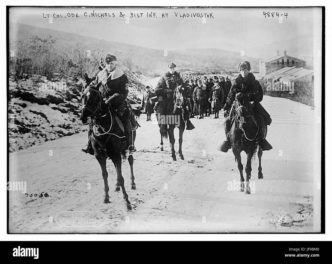 Lt Col Ode C Nichols & 31st Inf at Vladivostok Stock Photo - Alamy