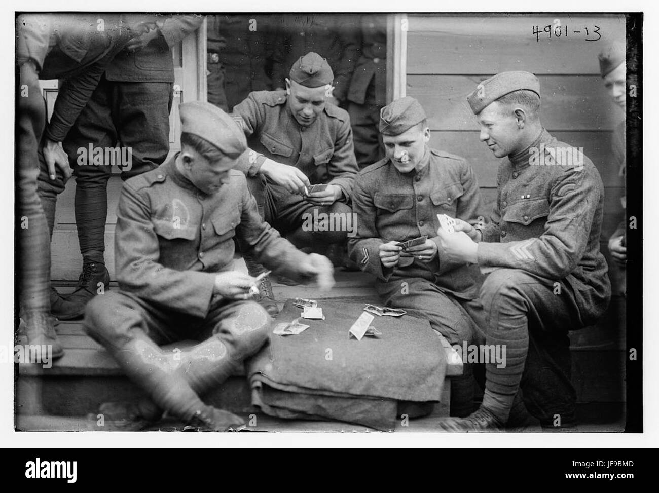 This collection of vintage cards, likely depicting historical moments ...