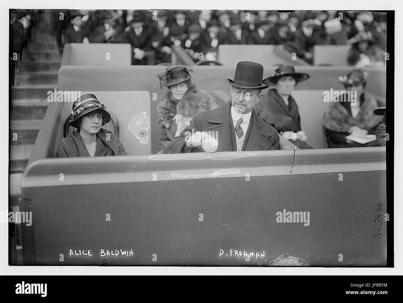 Alice Baldwin, an actress, and Daniel Frohman, a renowned producer ...