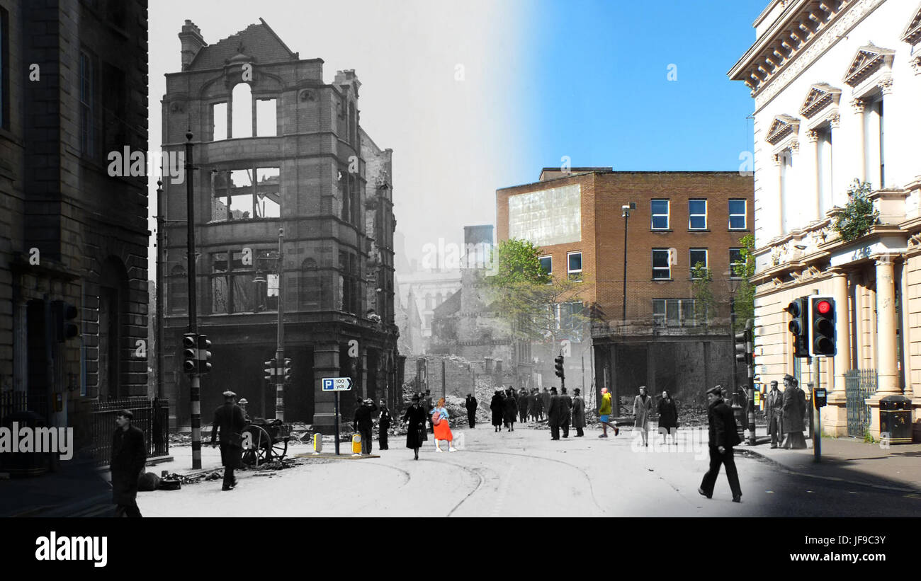Waring Street Blitz merge: The aftermath of the Belfast Blitz during ...