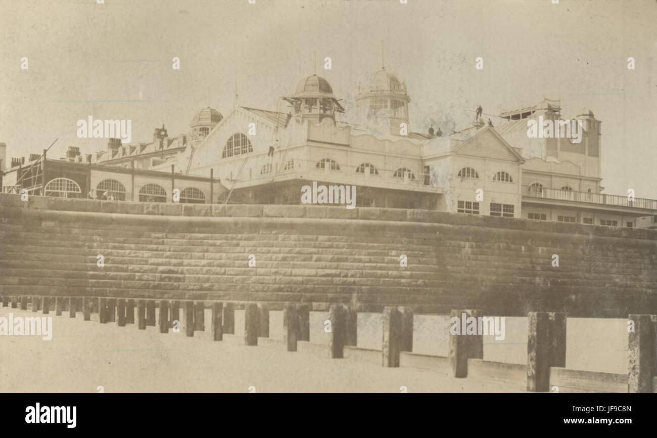 Historical view of the Royal Princes Parade Sea Wall & Groyne ...
