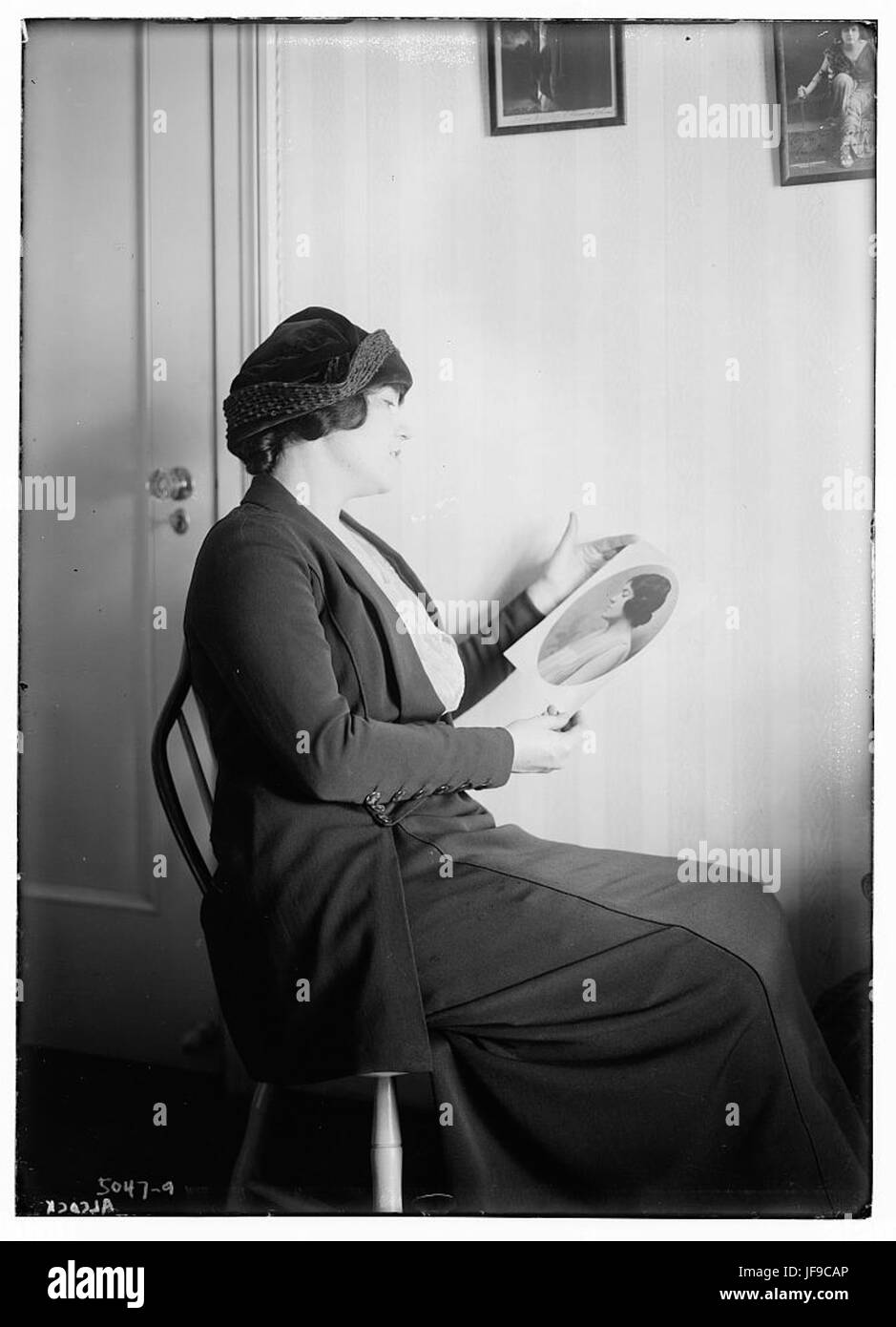 A historical portrait or image related to the figure of Alcock ...