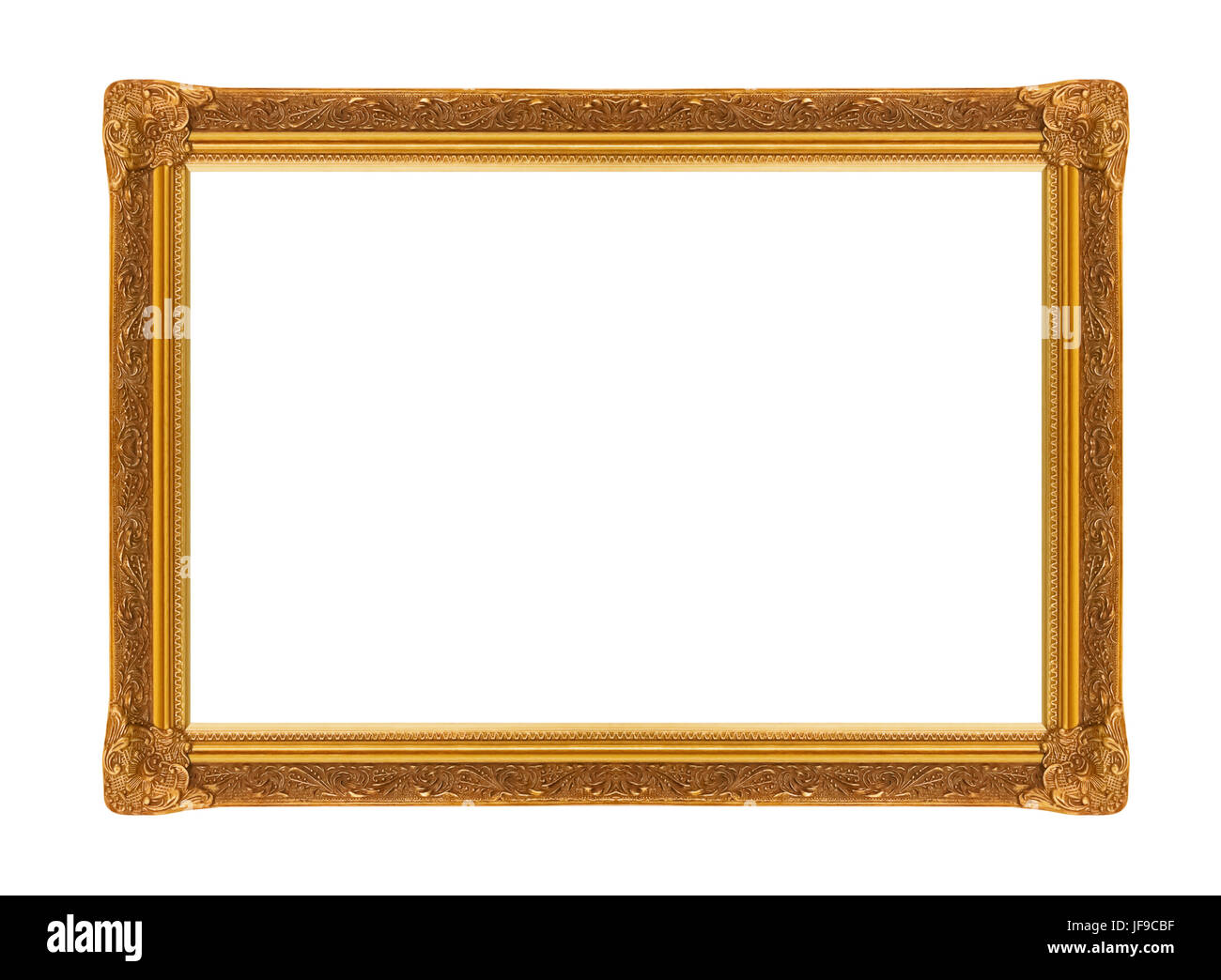 Retro frame isolated on white background Stock Photo - Alamy