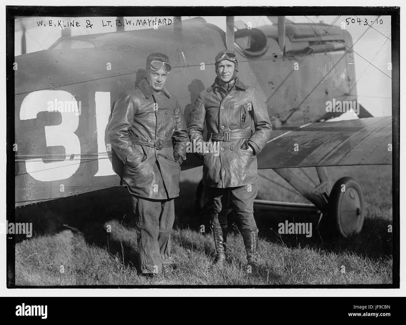 WE Kline & Lt BW Maynard Stock Photo - Alamy