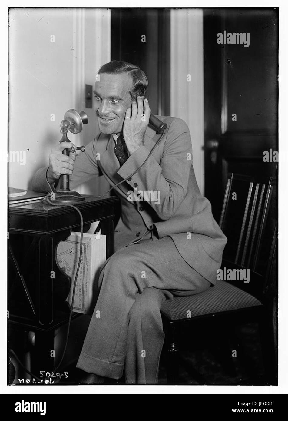 A portrait of the iconic American singer Al Jolson, widely recognized ...