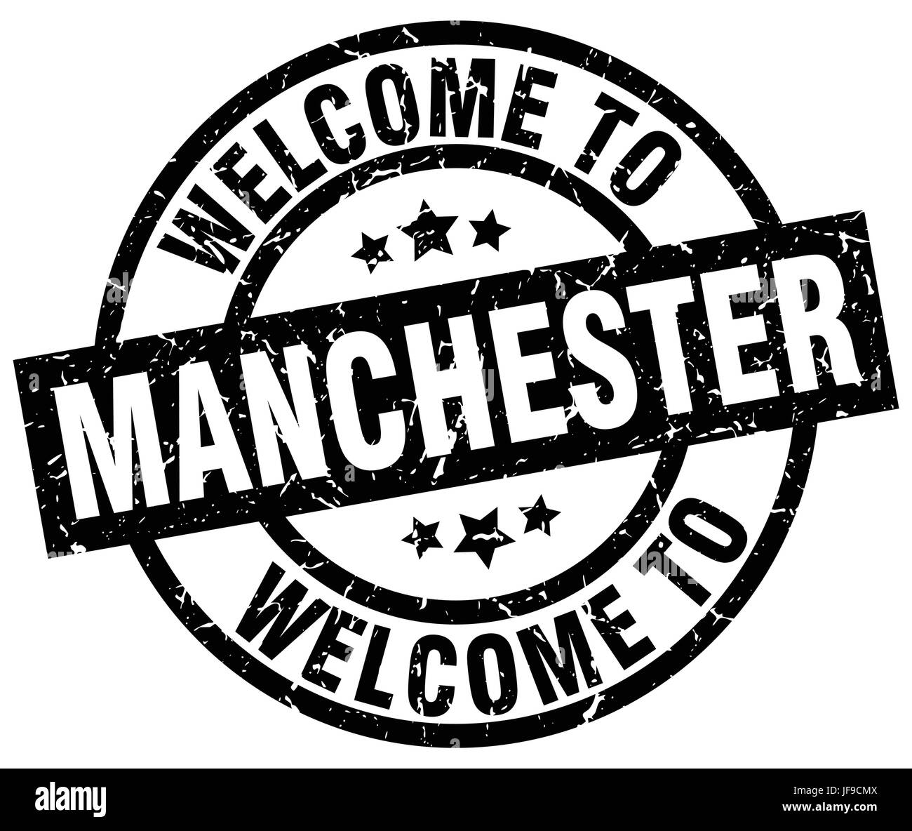 welcome to Manchester black stamp Stock Vector Image & Art - Alamy
