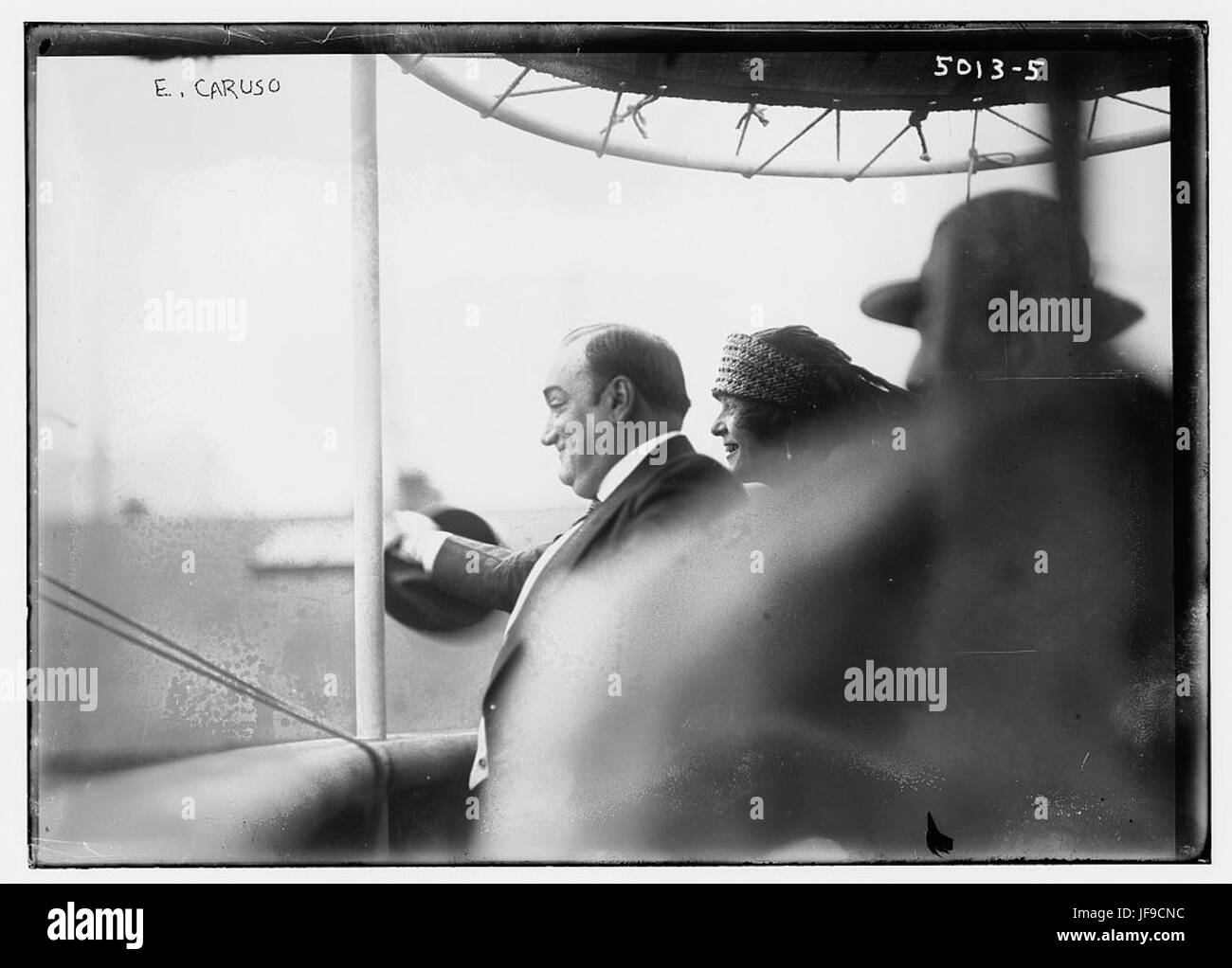A photograph of Enrico Caruso, the renowned Italian opera singer, known ...