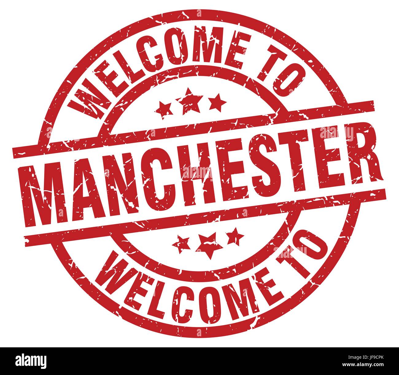 welcome to Manchester red stamp Stock Vector Image & Art - Alamy