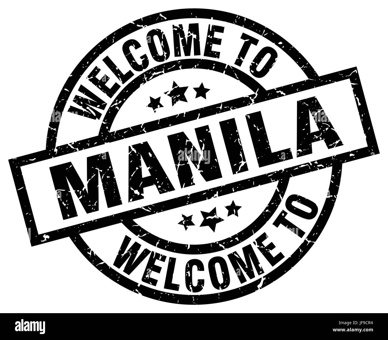 welcome to Manila black stamp Stock Vector Image & Art - Alamy