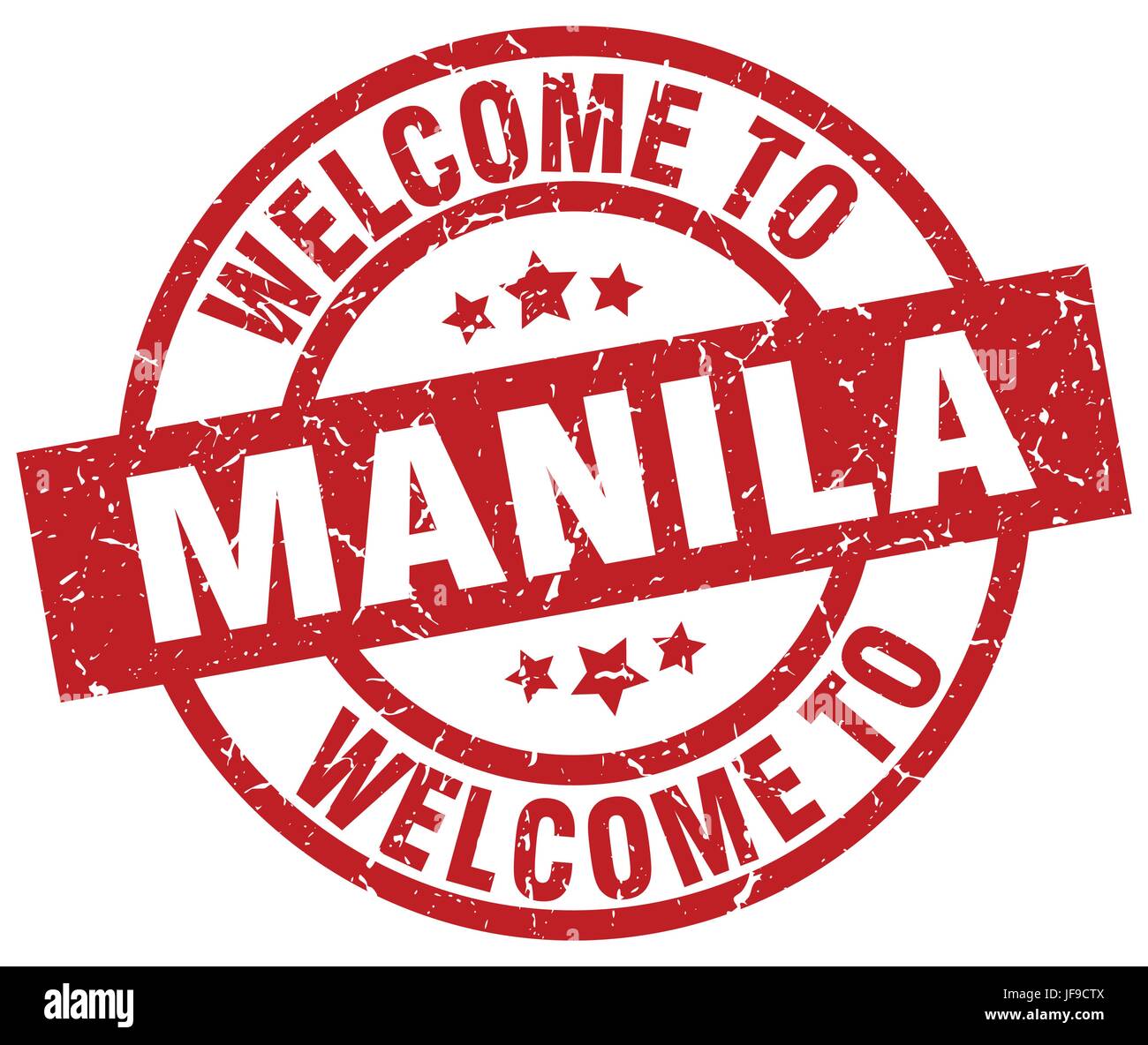 Welcome manila red stamp hi-res stock photography and images - Alamy