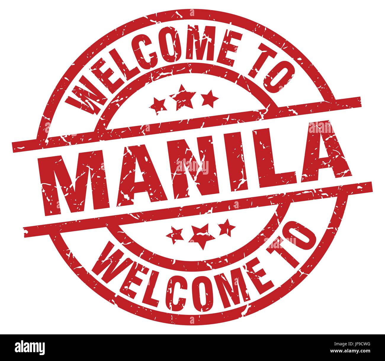 Welcome manila red stamp hi-res stock photography and images - Alamy