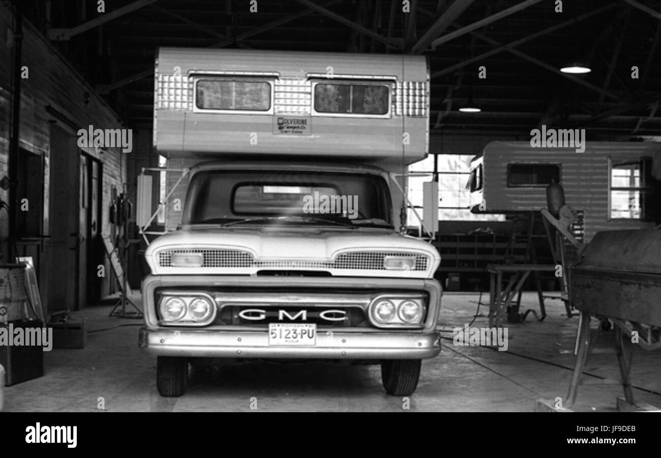 A photograph of the Wolverine Camper Company in Quincy, showcasing a ...