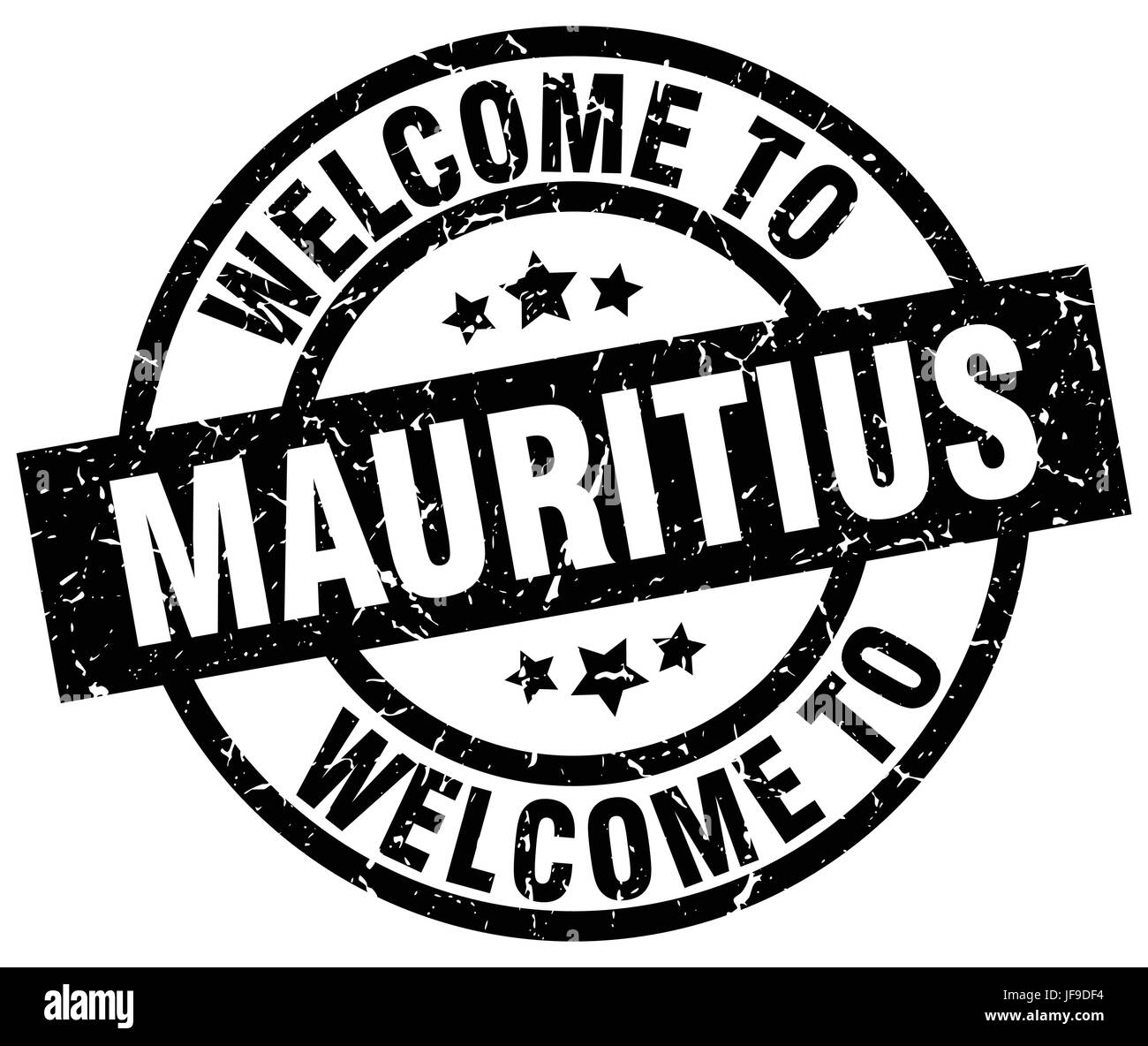 welcome to Mauritius black stamp Stock Vector Image & Art - Alamy