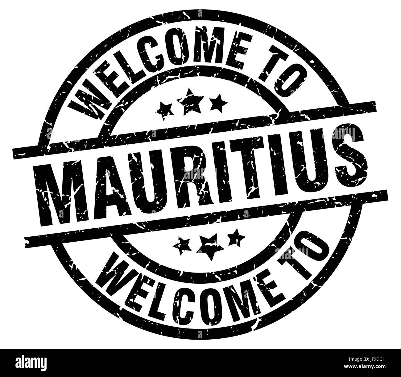 welcome to Mauritius black stamp Stock Vector Image & Art - Alamy