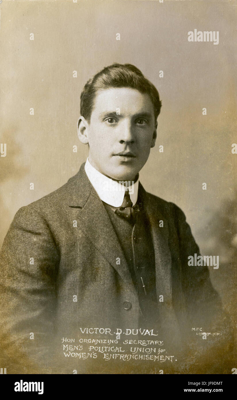 A portrait of Victor Duval, an influential figure captured around 1910 ...