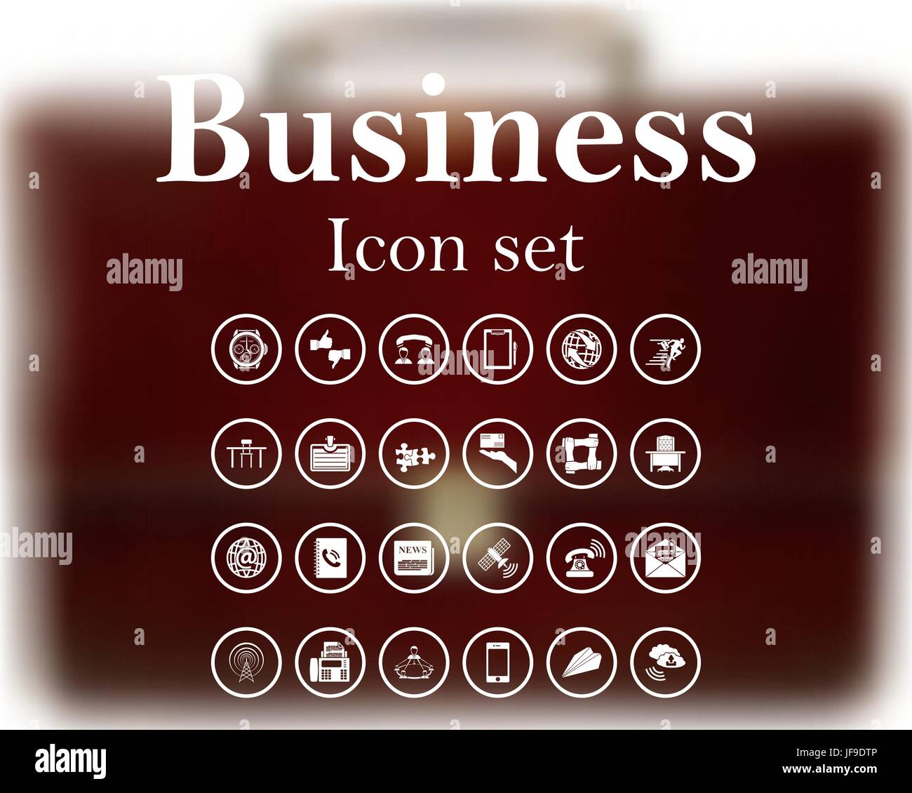 Set of business icon Stock Vector Image & Art - Alamy
