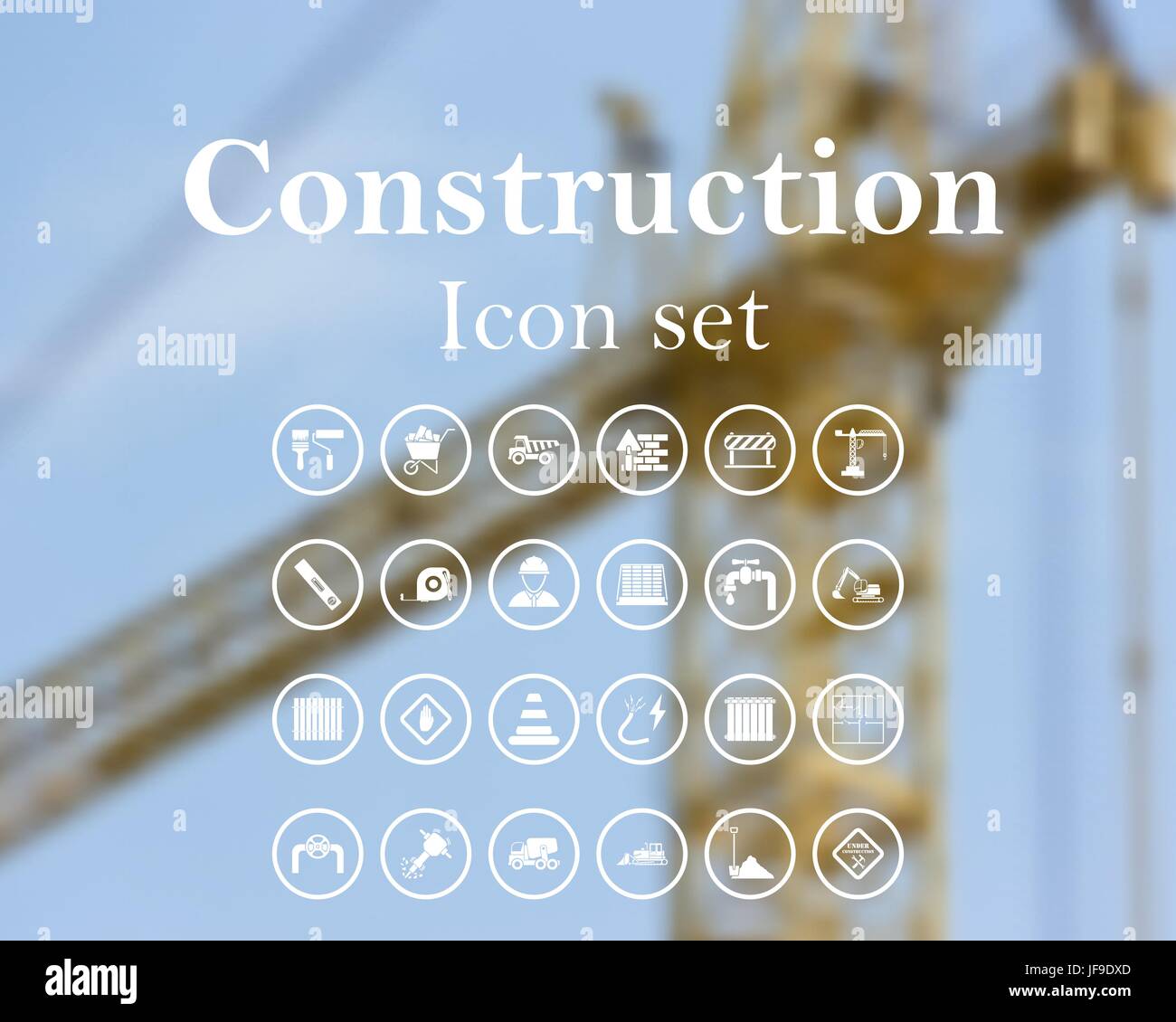 Construction icon set Stock Vector Image & Art - Alamy