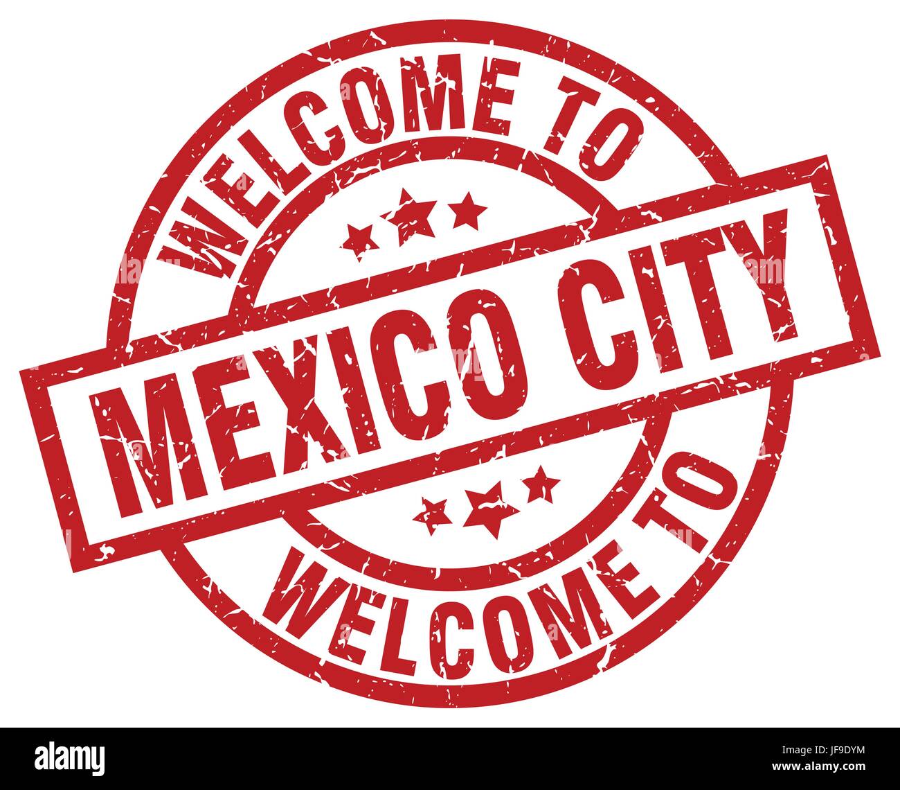 Welcome mexico city stamp hi-res stock photography and images - Alamy