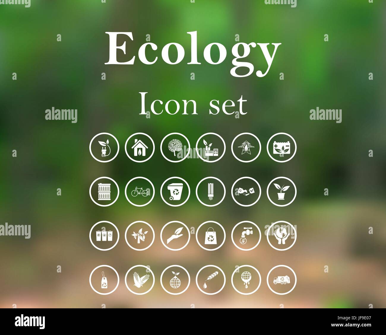 Ecology icon set Stock Vector Image & Art - Alamy