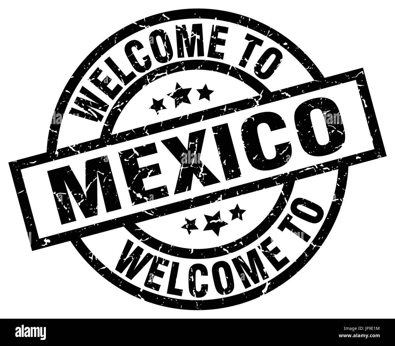 welcome to Mexico black stamp Stock Vector Image & Art - Alamy