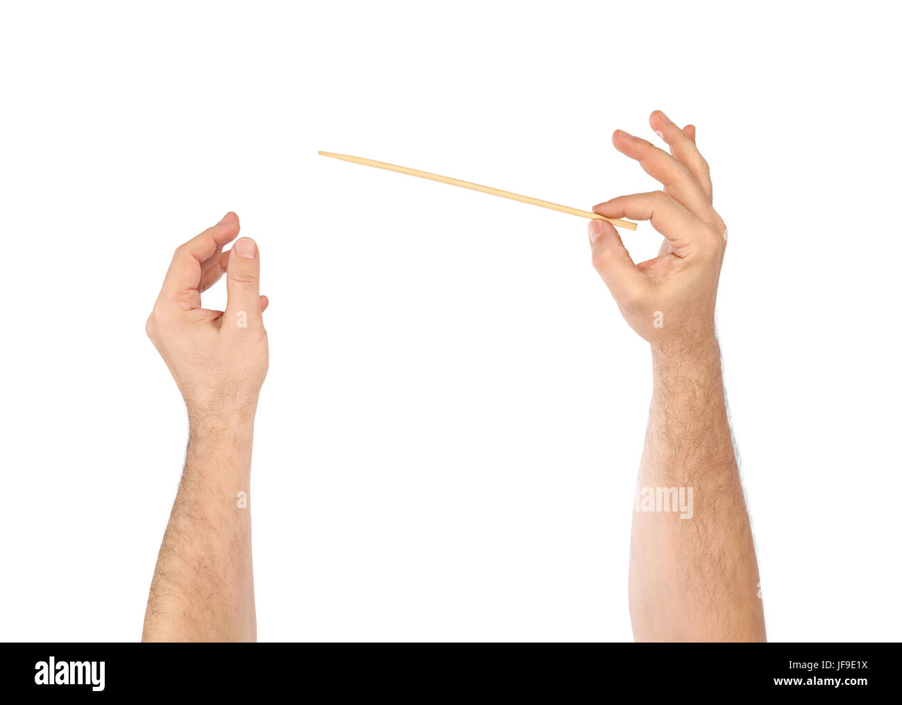 Music conductor hands Stock Photo - Alamy