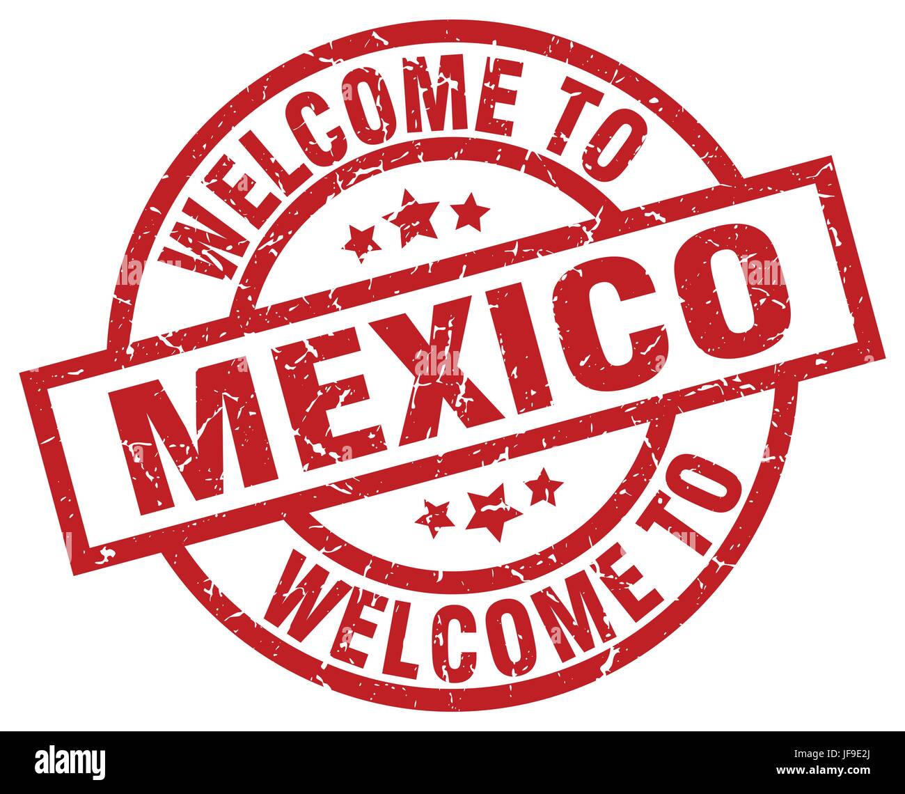 welcome to Mexico red stamp Stock Vector Image & Art - Alamy