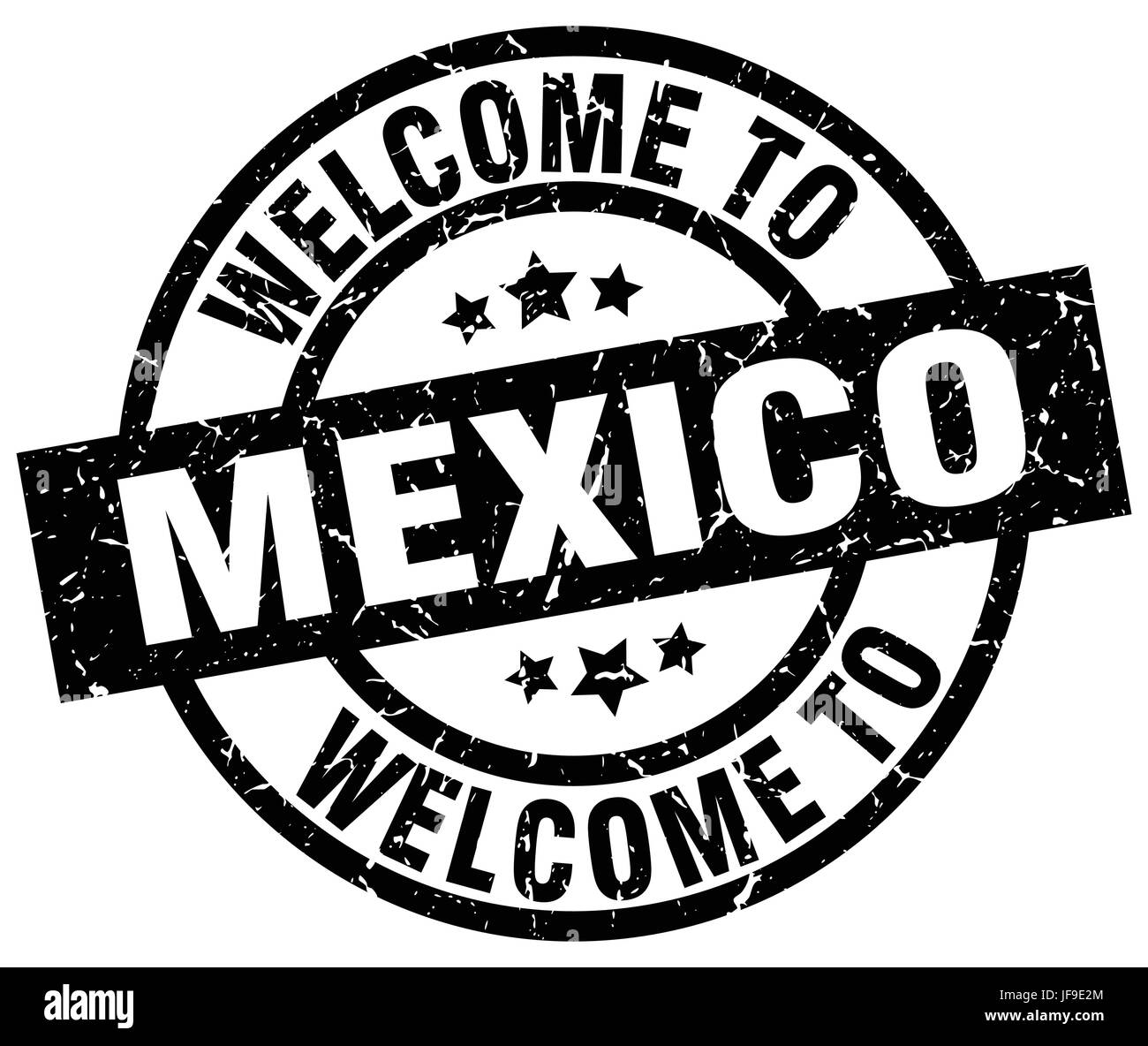 welcome to Mexico black stamp Stock Vector Image & Art - Alamy