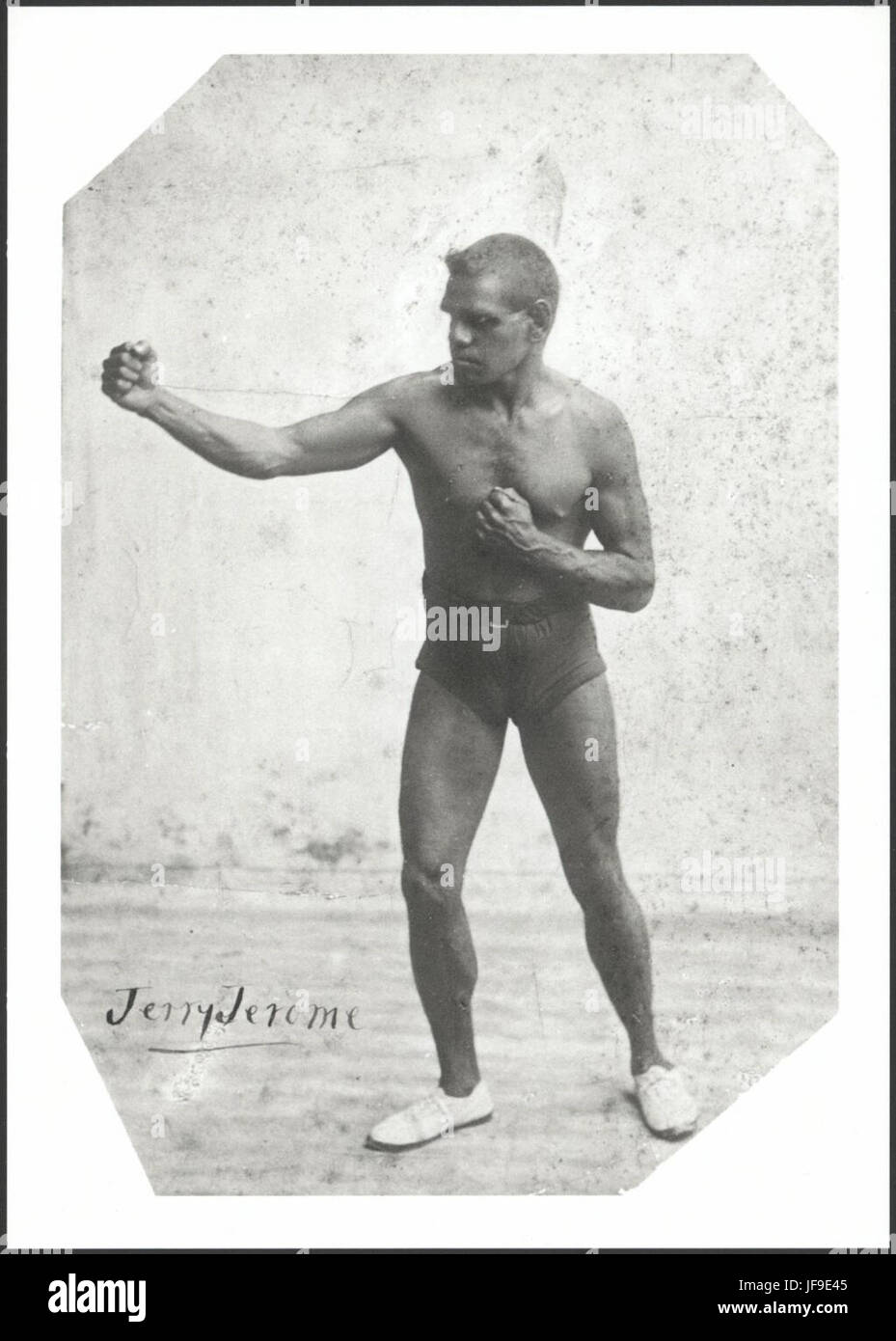 A formal portrait of Jerry Jerome, a prominent figure in his time ...