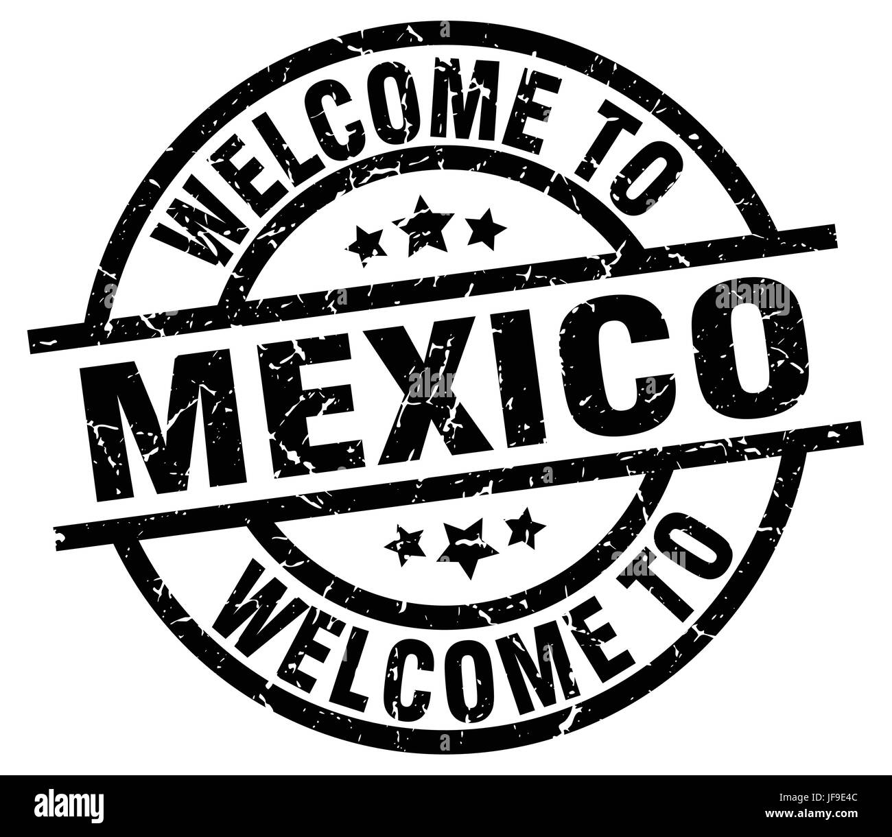 welcome to Mexico black stamp Stock Vector Image & Art - Alamy