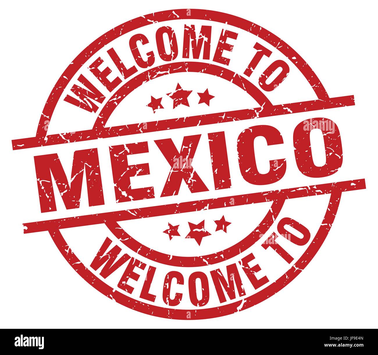 welcome to Mexico red stamp Stock Vector Image & Art - Alamy