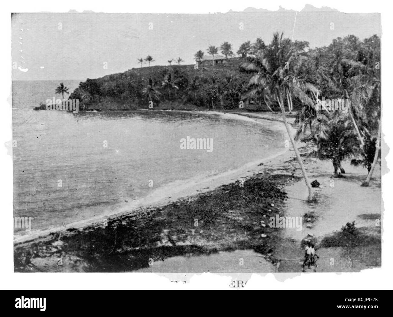 A scenic photograph of Medigee Bay on Erub (Darnley Island) in the ...