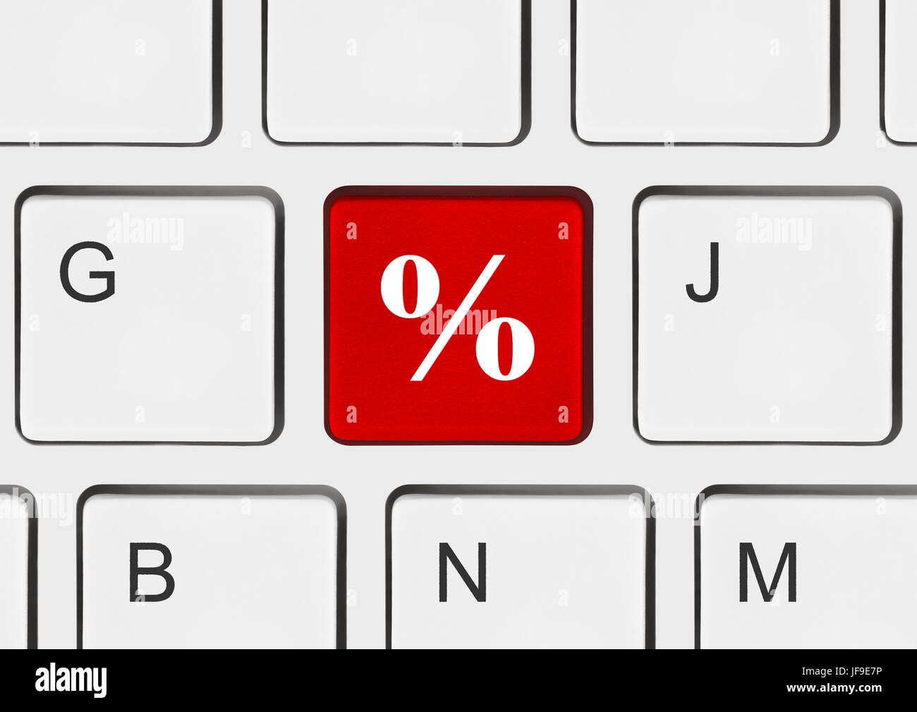 Percent sign keyboard hi-res stock photography and images - Alamy