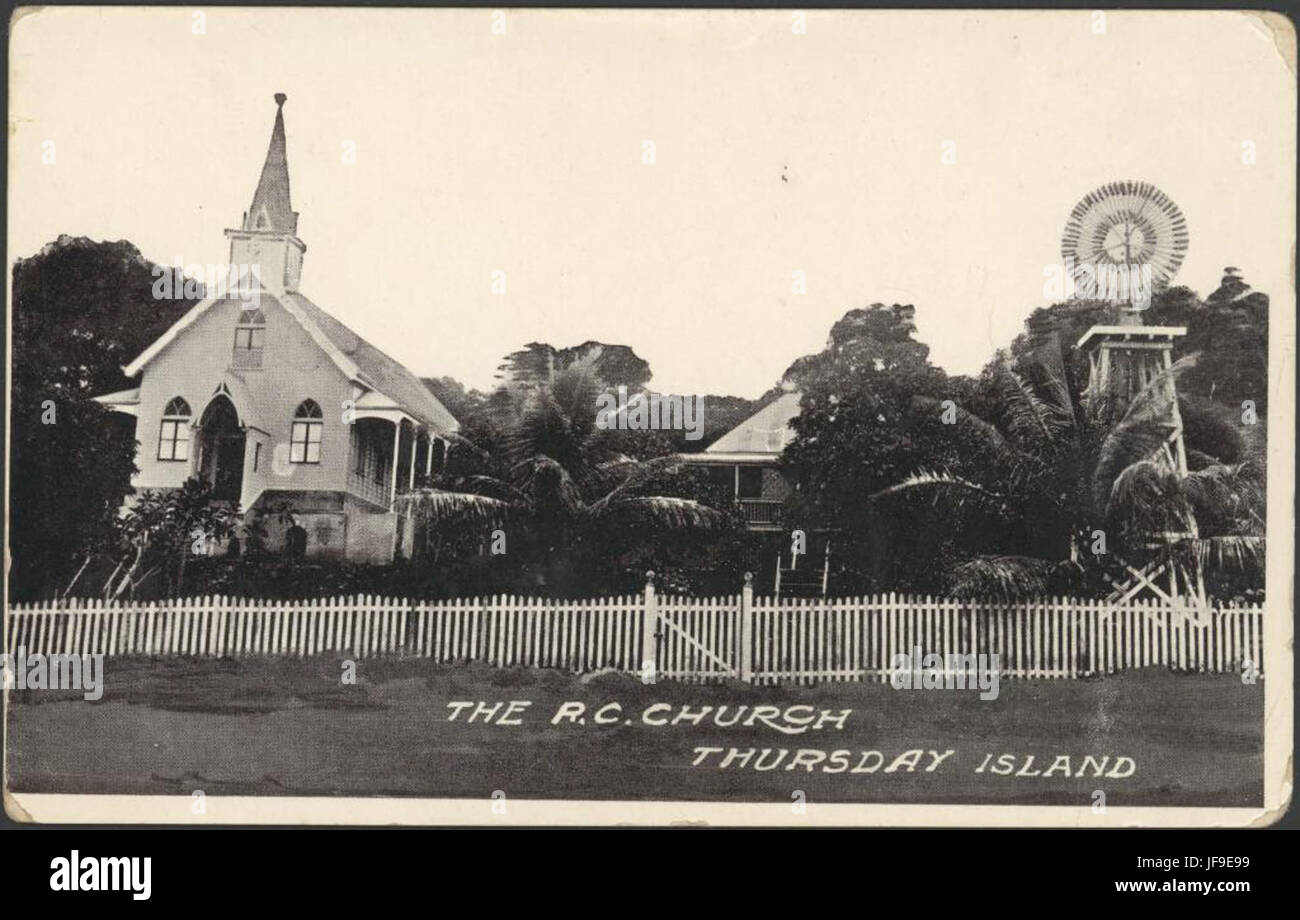 The RC [Roman Catholic] Church, Thursday Island, [ca 1917-1920] Stock ...