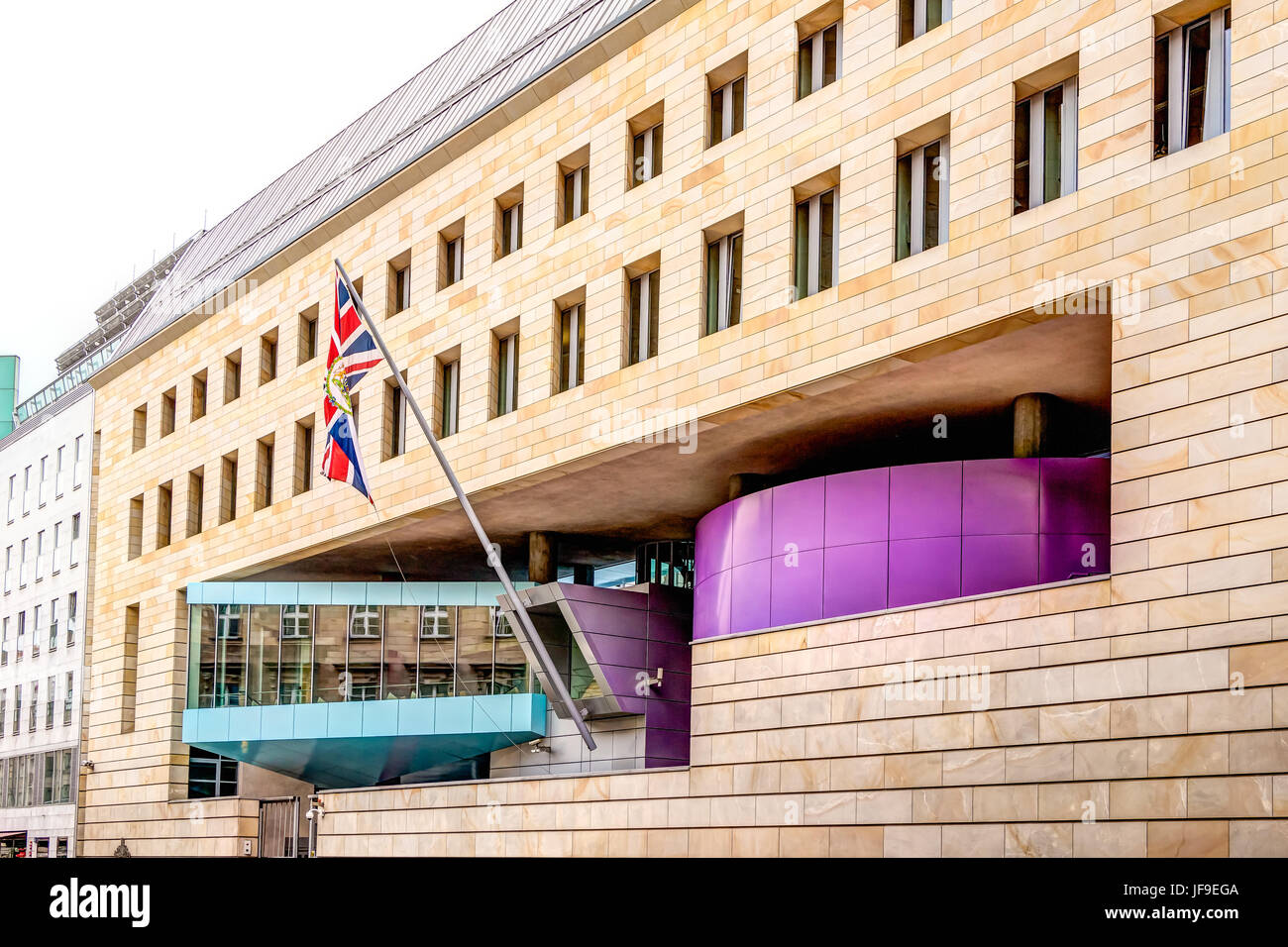 Embassy of the UK in Berlin Stock Photo - Alamy