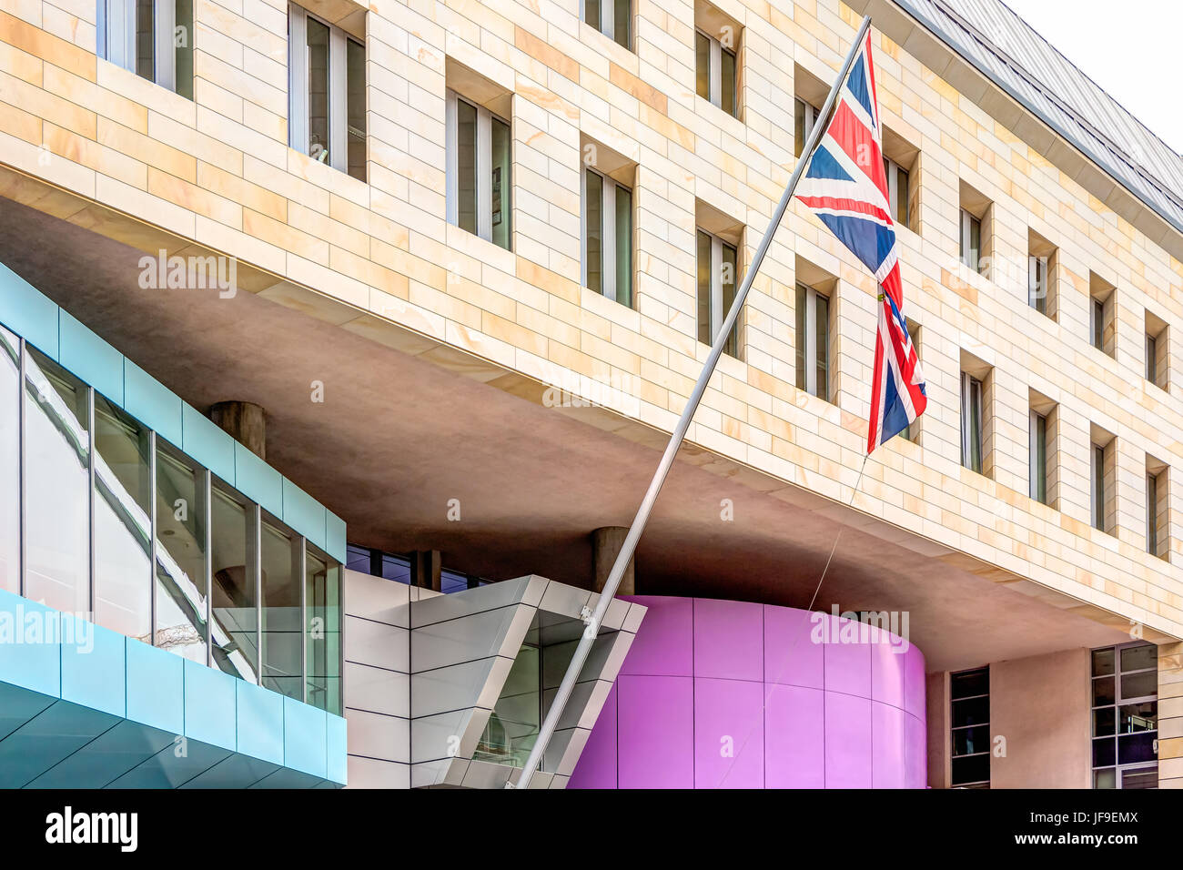 Embassy of the UK in Berlin Stock Photo - Alamy