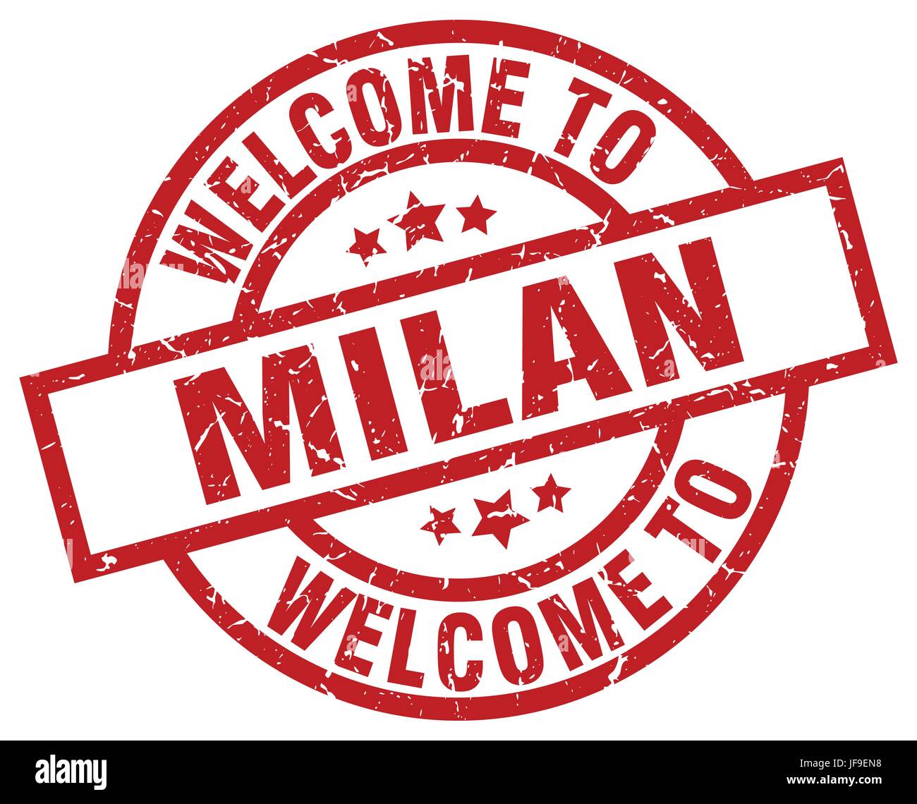 Welcome milan stamp hi-res stock photography and images - Alamy