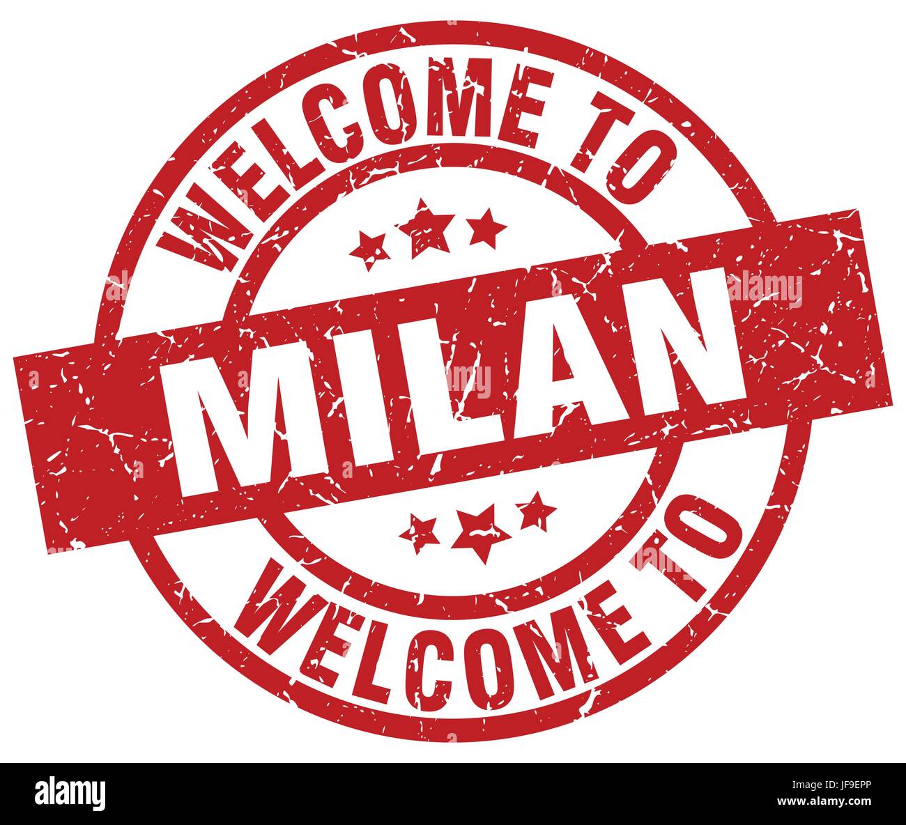 Welcome milan stamp hi-res stock photography and images - Alamy