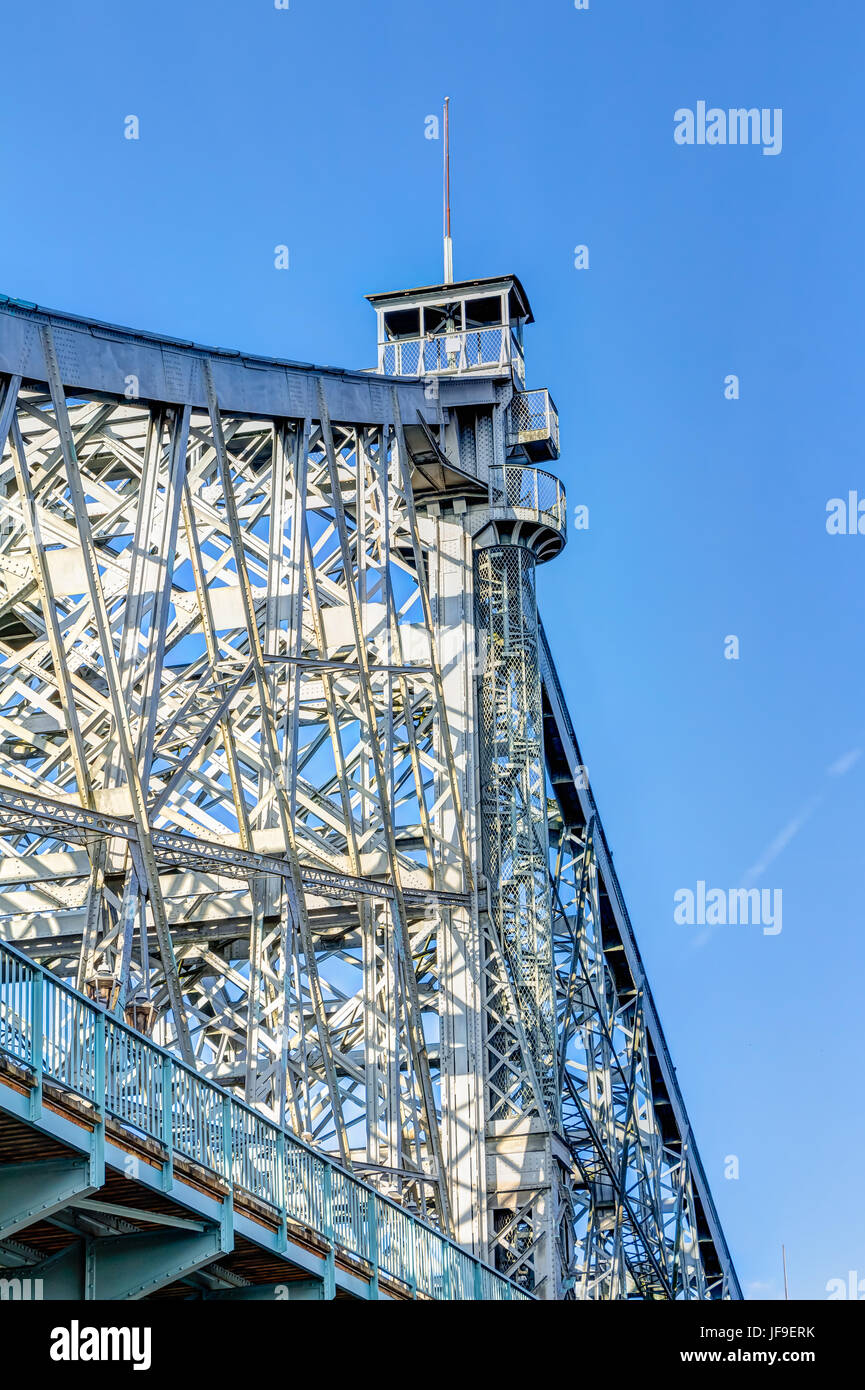 Blue Wonder Bridge Stock Photo - Alamy
