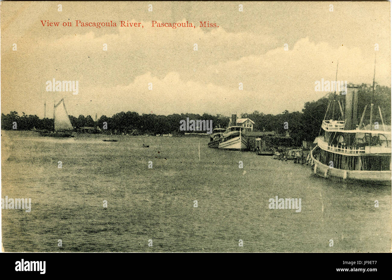 Pascagoula map hi-res stock photography and images - Alamy