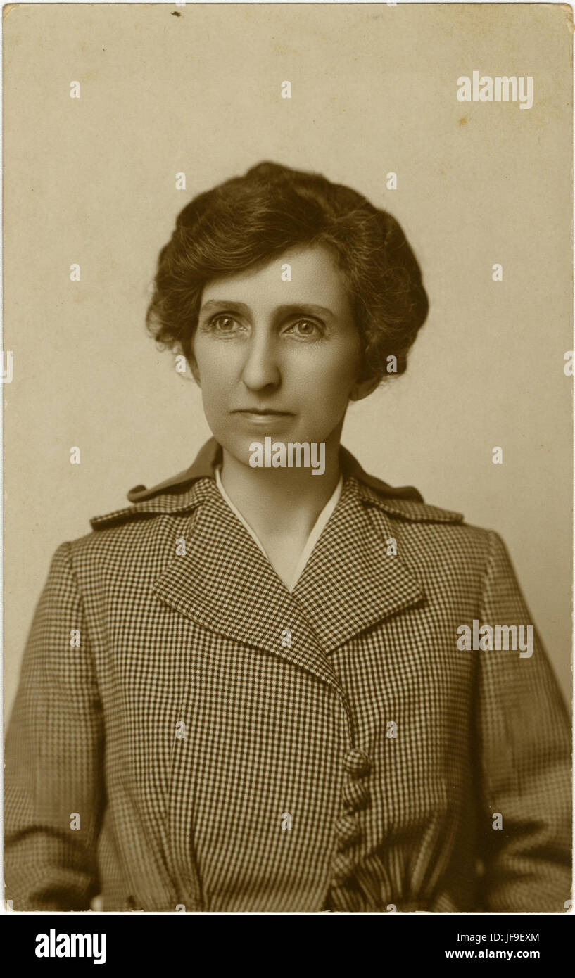 A portrait of Lizzie Davidson Hamilton, an individual whose ...