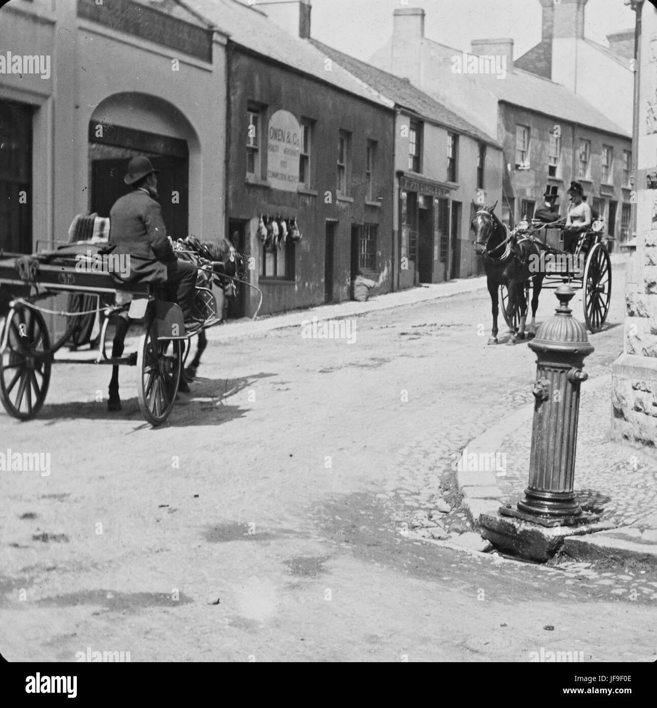 Street in Larne, Co Antrim Stock Photo - Alamy