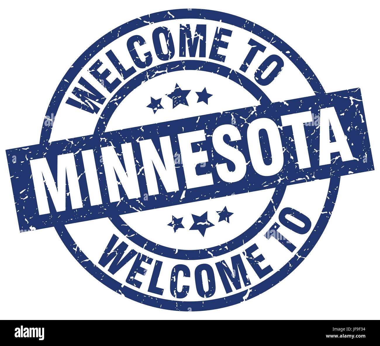 welcome to Minnesota blue stamp Stock Vector Image & Art - Alamy