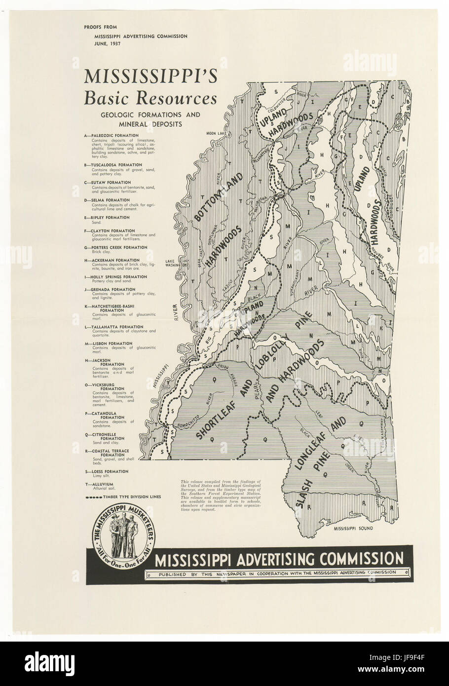 Mississippi's Basic Resources Stock Photo - Alamy