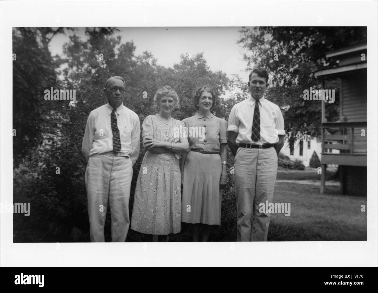 A family photograph featuring Luther Hamilton, Lizzie Hamilton, and ...