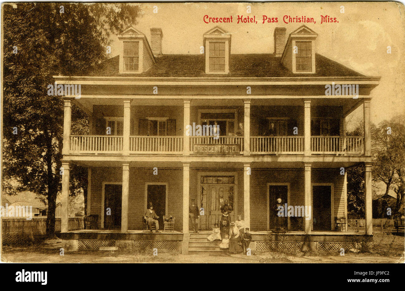 Crescent Hotel, Pass Christian, Miss: A historical photograph of the ...