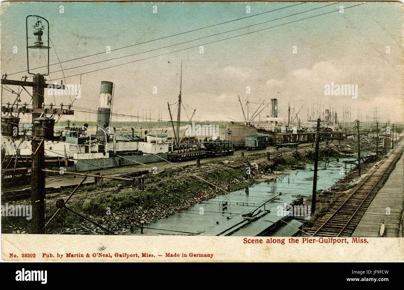 A scenic photograph of Gulfport, Mississippi, featuring a view of the ...