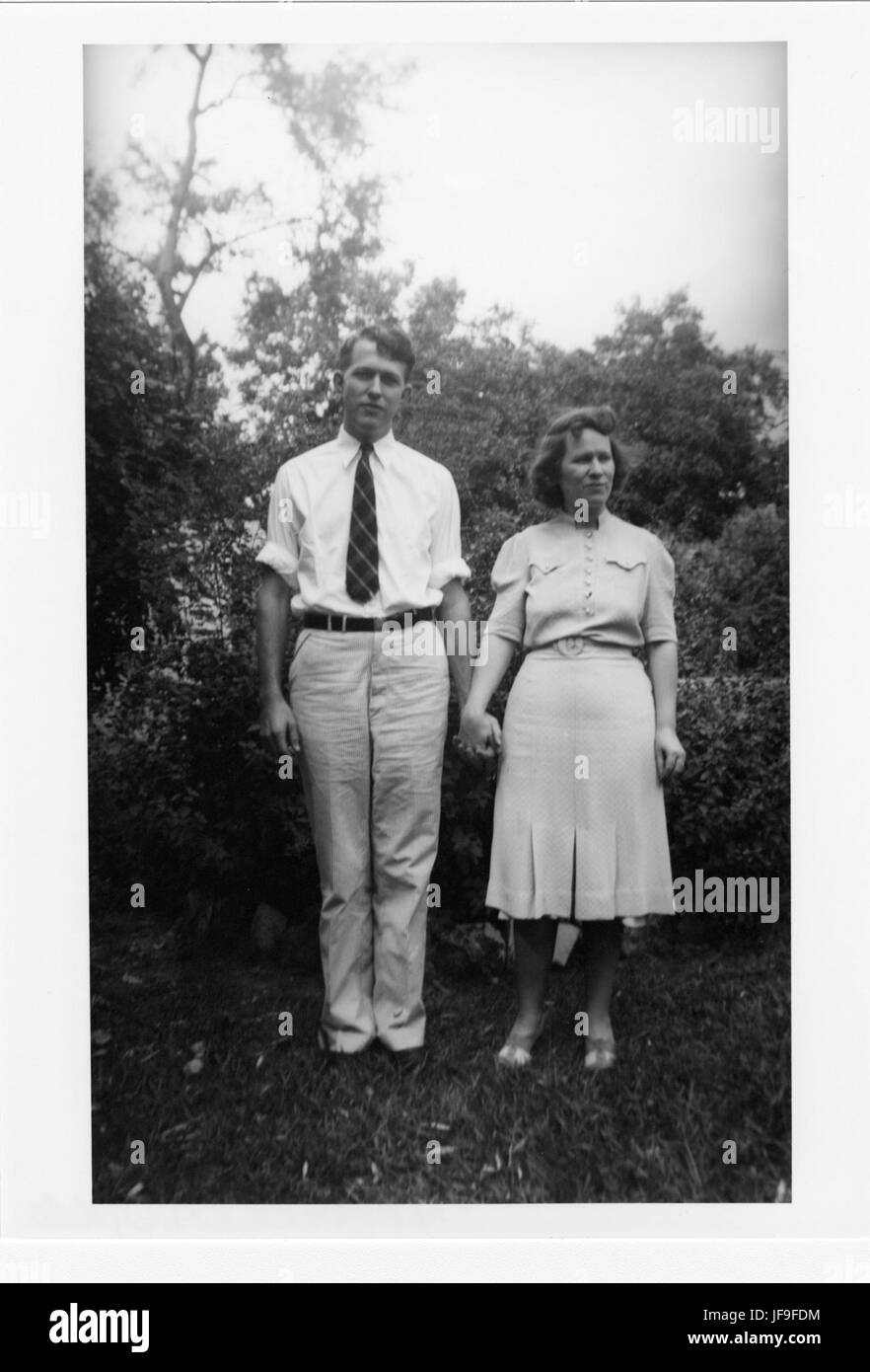 A vintage portrait of Luther Hamilton, Jr and his wife Jo, captured in ...