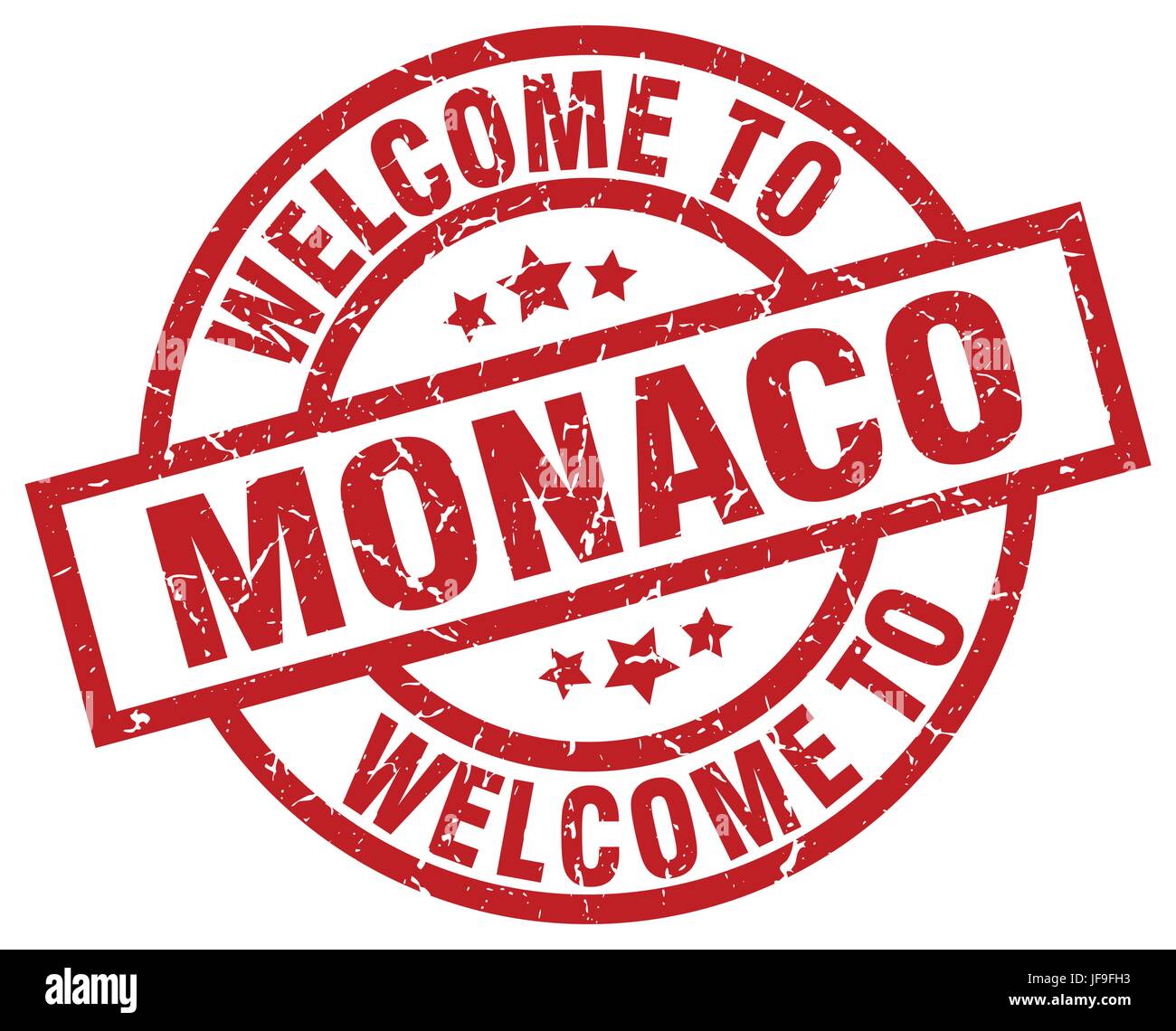 welcome to Monaco red stamp Stock Vector Image & Art - Alamy