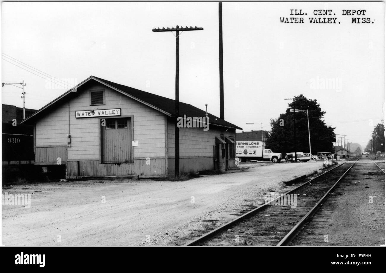 Illinois Central Depot, Water Valley, Mississippi, Historic Railway ...